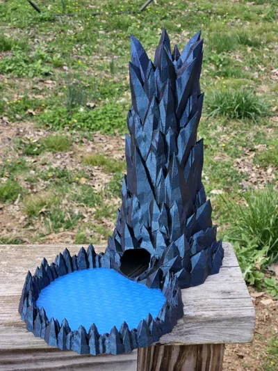 Crystal Dice Tower - Free 3D Print Model - MakerWorld