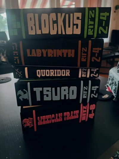 BLOCKUS BOARD GAME - Bookcase Edition by RitzMakerWorld: Download Free ...