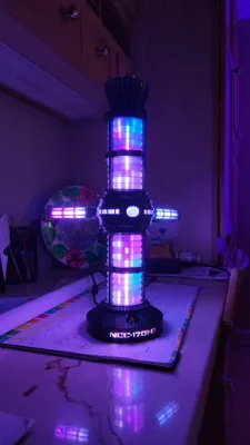 Star Trek Enterprise D Warp Core (v3) 16" for LEDs by CrazyJ MakerWorld ...