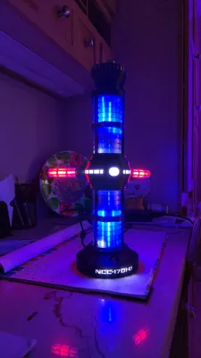 Star Trek Enterprise D Warp Core (v3) 16" for LEDs by CrazyJ MakerWorld ...