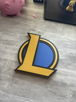 League of Legends Logo LoL by 3D2All - MakerWorld