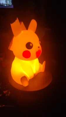 Pikachu lamp by Cayouche MakerWorld: Download Free 3D Models