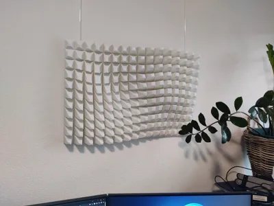 Sound Diffuser / Wall Art by ChrisP MakerWorld: Download Free 3D Models