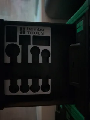 Bambu Tool Set Holder - 3 Versions - FLAT BOTTOM by K2_Kevin MakerWorld: Download Free 3D Models