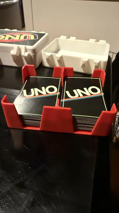 Uno Card Box Double Deck - SnapLock Remixed by mteomarch MakerWorld ...