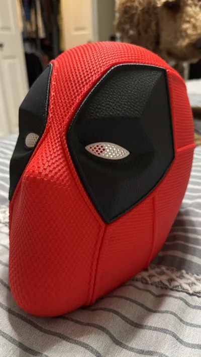 Deadpool 3 Movie Helmet Textured by Budwin MakerWorld: Download Free 3D ...