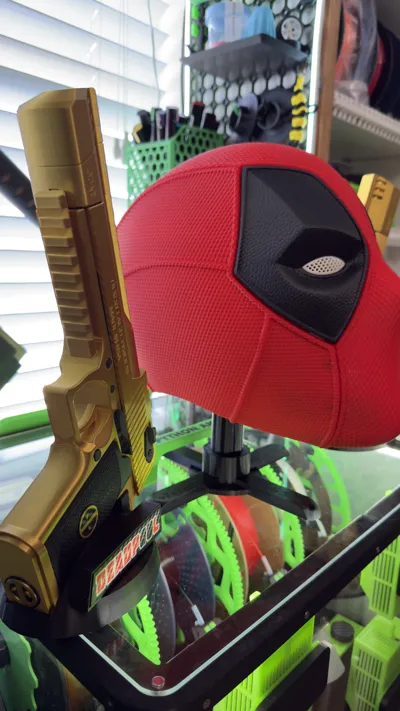 Deadpool 3 Movie Helmet Textured by Budwin MakerWorld: Download Free 3D ...
