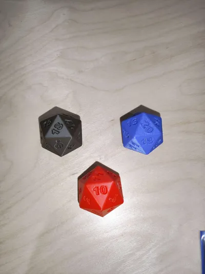 D20 Countdown Dice - Free 3D Print Model - MakerWorld