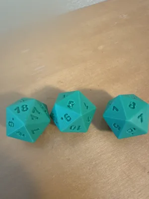 D20 Countdown Dice by PLFR - MakerWorld