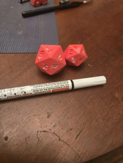 D20 Countdown Dice - Free 3D Print Model - MakerWorld