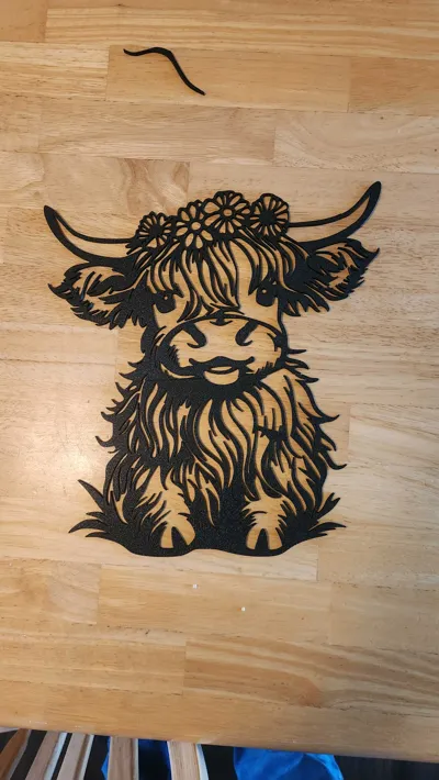 Highland cow - Free 3D Print Model - MakerWorld