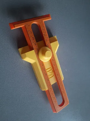Parallel Marking Gauge with Metric Scale - Free 3D Print Model - MakerWorld