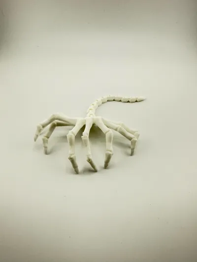Flexi Facehugger w/Smooth Bottom - Free 3D Print Model - MakerWorld