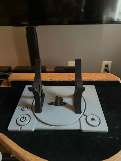 PS5 Controller Stand - PS1 Design 2D by Faust MakerWorld: Download Free ...