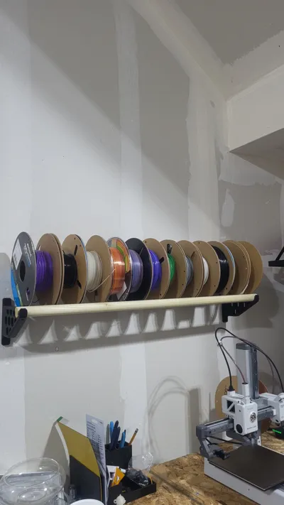 Filament Spool Shelf A1 Mini Remix Remixed by TheJeeboMakerWorld ...
