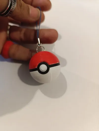 Pokeball Keychain Remixed by Super3D MakerWorld: Download Free 3D Models