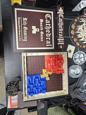 2-4 PLAYER CATHEDRAL GAME - Bookcase Edition by Ritz MakerWorld ...