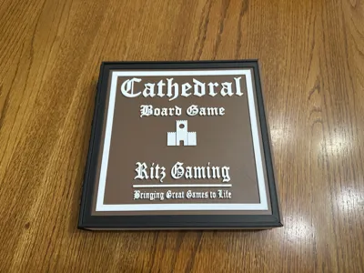 2-4 PLAYER CATHEDRAL GAME - Bookcase Edition by Ritz MakerWorld ...