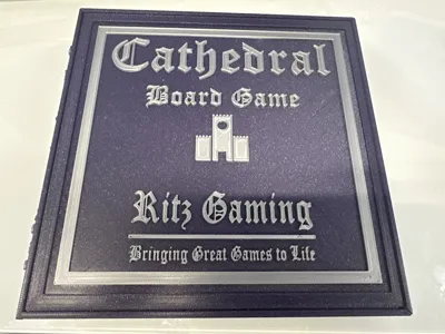 2-4 PLAYER CATHEDRAL GAME - Bookcase Edition by Ritz MakerWorld ...