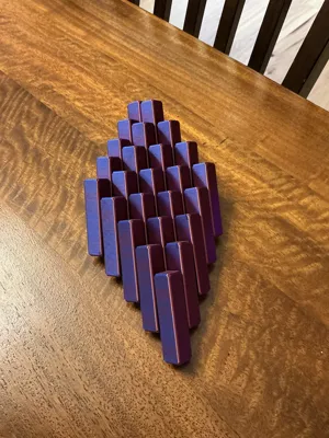 Parametric Sectioned Cube Fidget Remixed by Travy MakerWorld: Download ...
