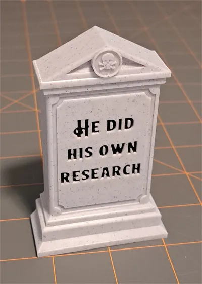 Custom mini gravestone by Meshminds MakerWorld: Download Free 3D Models