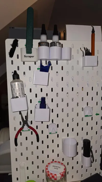 Skadis tool holders by kactum MakerWorld: Download Free 3D Models