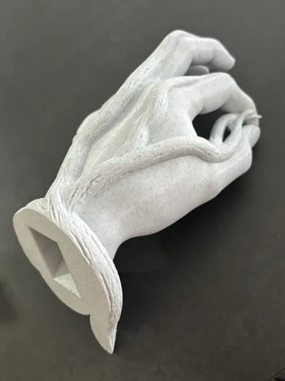 Wall hand flower pot 2 by uni3Dworld - MakerWorld