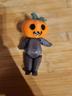 Pumpkin Head Jack Doll by Daann_ii MakerWorld: Download Free 3D Models