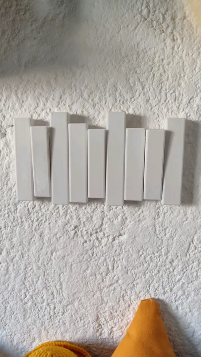 Wall Mounted Flip-Down Hangers by mr_david MakerWorld: Download Free 3D Models