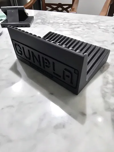 Gunpla runner organizer stand Remixed by 可樂 MakerWorld: Download Free ...