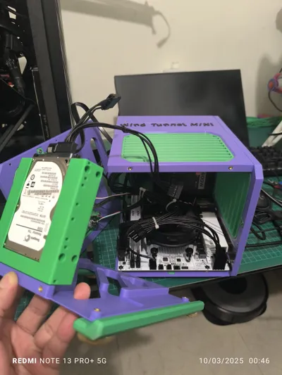 Computer Case ITX-PC wind tunnel 风洞机箱 【螺丝刀PCmod】 by 螺丝刀PCmod MakerWorld ...