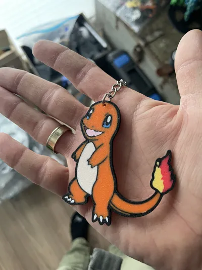 Charmander Keychain / Ornament by Raditive Prints - MakerWorld