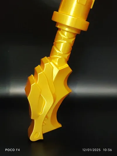 Ninjago Scythe of Quakes by Bionic Armory MakerWorld: Download Free 3D ...