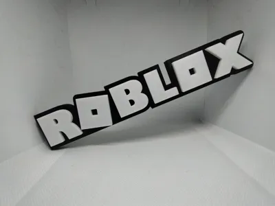 3D Roblox Logo – Customize Your Gaming Space by DB Components ...