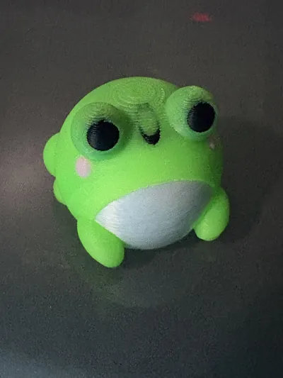 Cute round frog by Jefflynn MakerWorld: Download Free 3D Models