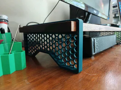 Monitor stand honeycomb by K2 Tech Designs MakerWorld: Download Free 3D ...