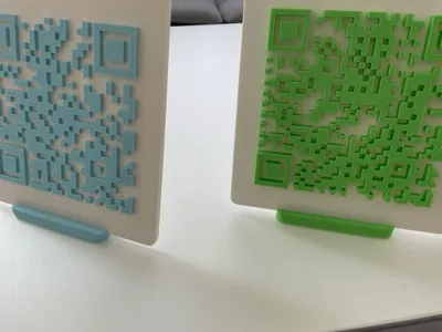 Customizable qr code V3.1!! - Free 3D Print Model - MakerWorld