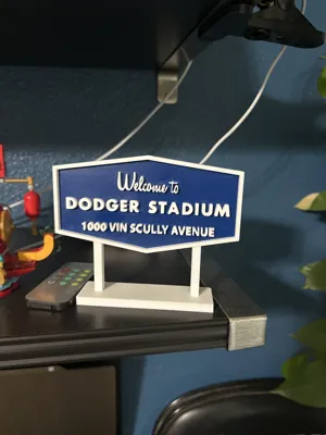 Dodger Stadium Sign Remixed by Euclid Do It MakerWorld: Download Free ...