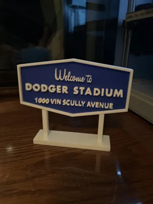 Dodger Stadium Sign Remixed by Euclid Do It MakerWorld: Download Free ...