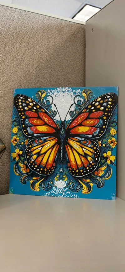 Butterfly V2 (hueforge) - Free 3D Print Model - MakerWorld