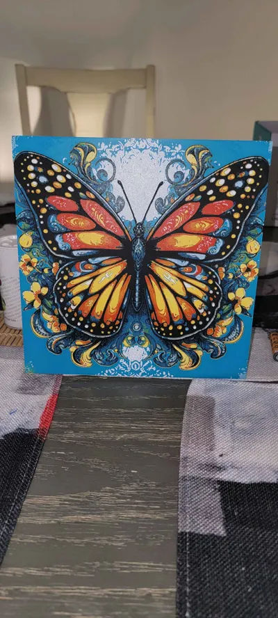 Butterfly V2 (hueforge) - Free 3D Print Model - MakerWorld