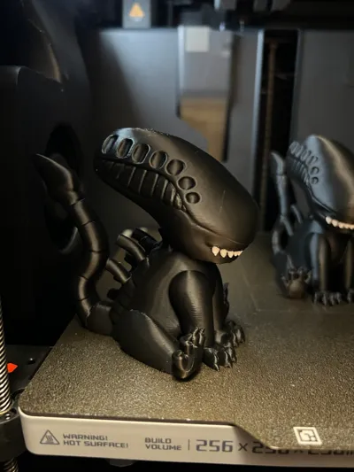 Chibi Xenomorph Figures - Free 3D Print Model - MakerWorld