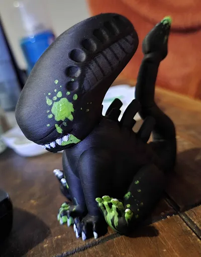 Chibi Xenomorph Figures by sugarpaws3d MakerWorld: Download Free 3D Models