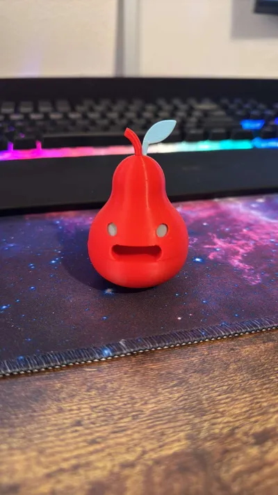 Cat Treat Toy - Rocking Pear by MaKim MakerWorld: Download Free 3D Models