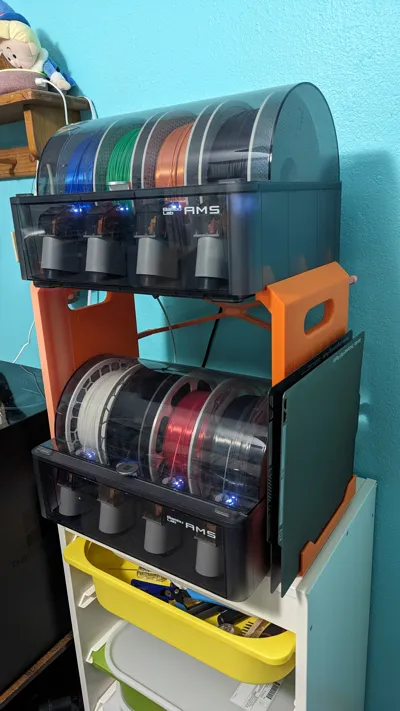 Build Plate Holder for AMS Stacking Stand by 3DMON maker - MakerWorld