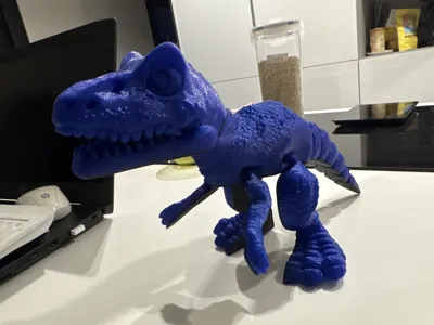 Flexi T-Rex Dinosaur | Articulated Trex NO support by Remb Studios ...