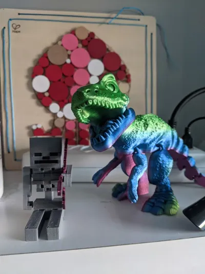 Flexi T-Rex Dinosaur | Articulated Trex NO support by Remb Studios MakerWorld: Download Free 3D ...