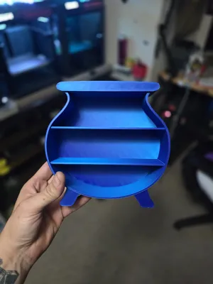 Enchanted Cauldron Shelf by Meatbag - MakerWorld