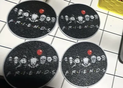 Friends Horror Coaster by 3DPrintsForYou MakerWorld: Download Free 3D ...