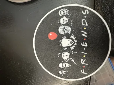 Friends Horror Coaster by 3DPrintsForYou MakerWorld: Download Free 3D ...